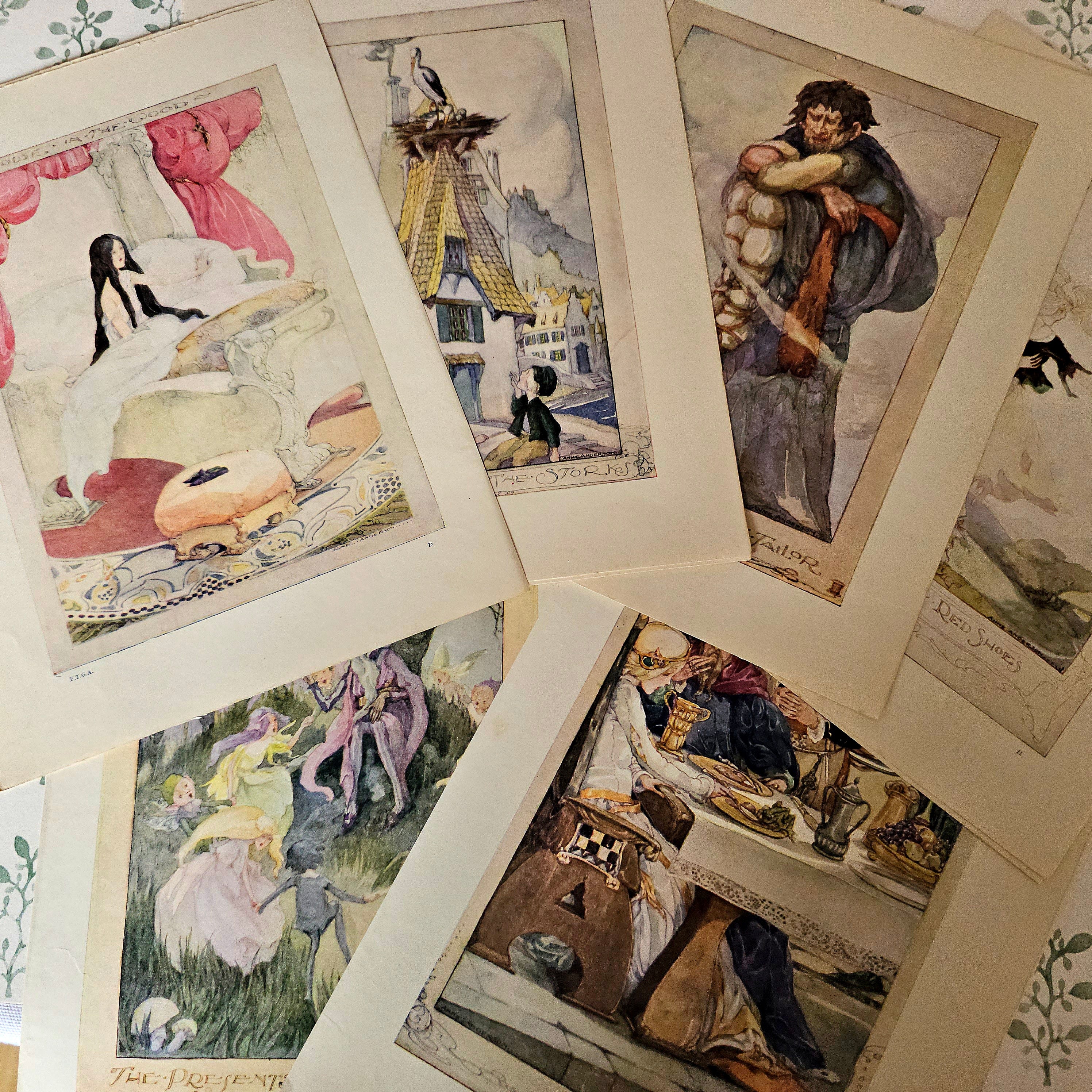 Ten Anne Anderson Fairy Tale Colour Plates – Bumper Box of Delights ...